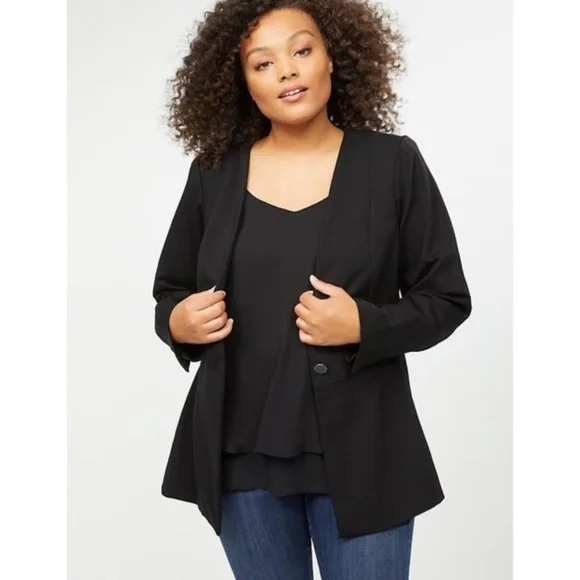 plus size peplum jacket